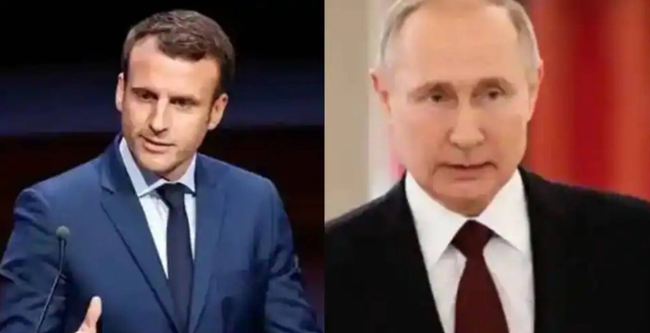 Ukraine-Russia war: Vladimir Putin, French President Emmanuel Macron ...