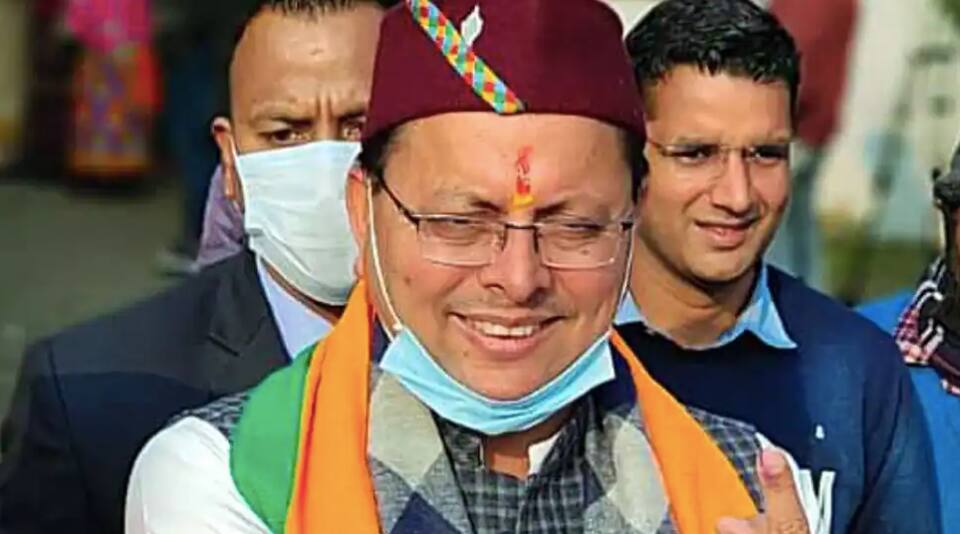 Pushkar Dhami Oath Ceremony Live: Pushkar Singh Dhami takes oath for ...