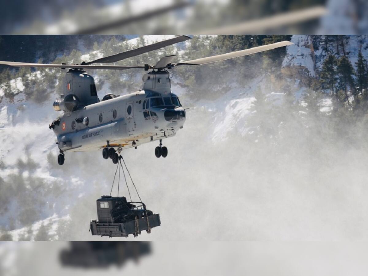 IAF's Boeing Chinook helicopter performing incredible heavy-lifting operations: IN PICS | News ...