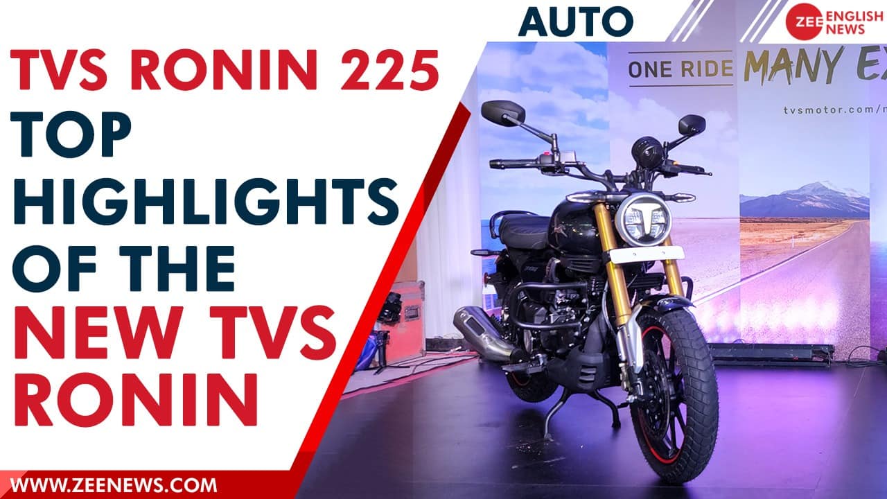 TVS RONIN 225 | Major highlights of TVS’ first neo-retro scrambler ...