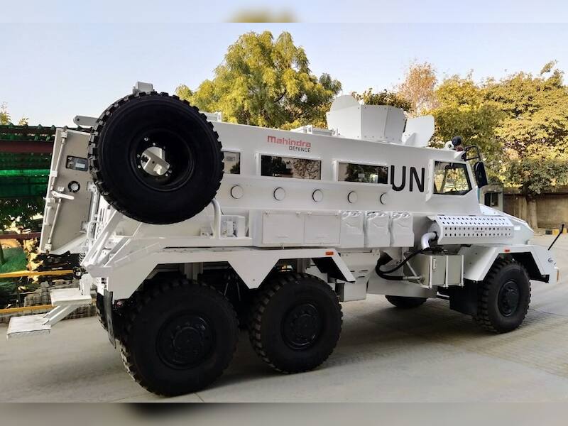 This India-made armoured Mahindra Mine Protected Vehicle-I can eat ...