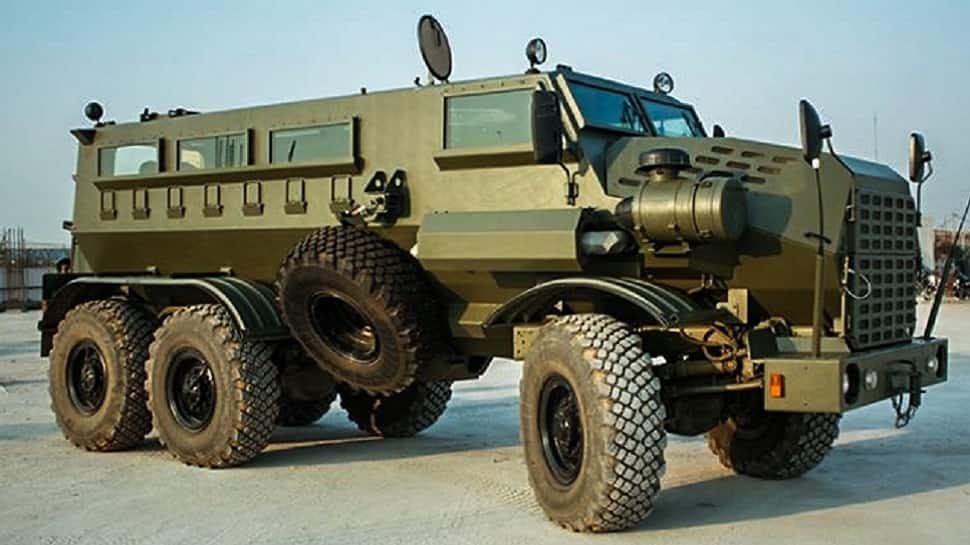 This India-made armoured Mahindra Mine Protected Vehicle-I can eat ...