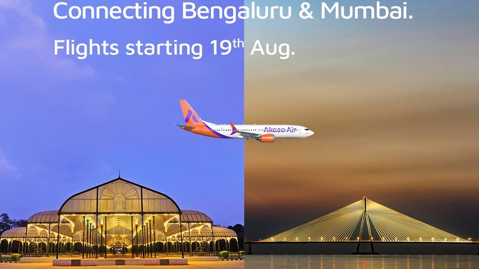 Akasa Air To Connect Bengaluru Mumbai From August 19 Check Flight Akasa Air To Connect Bengaluru Mumbai From August 19 Check Flight