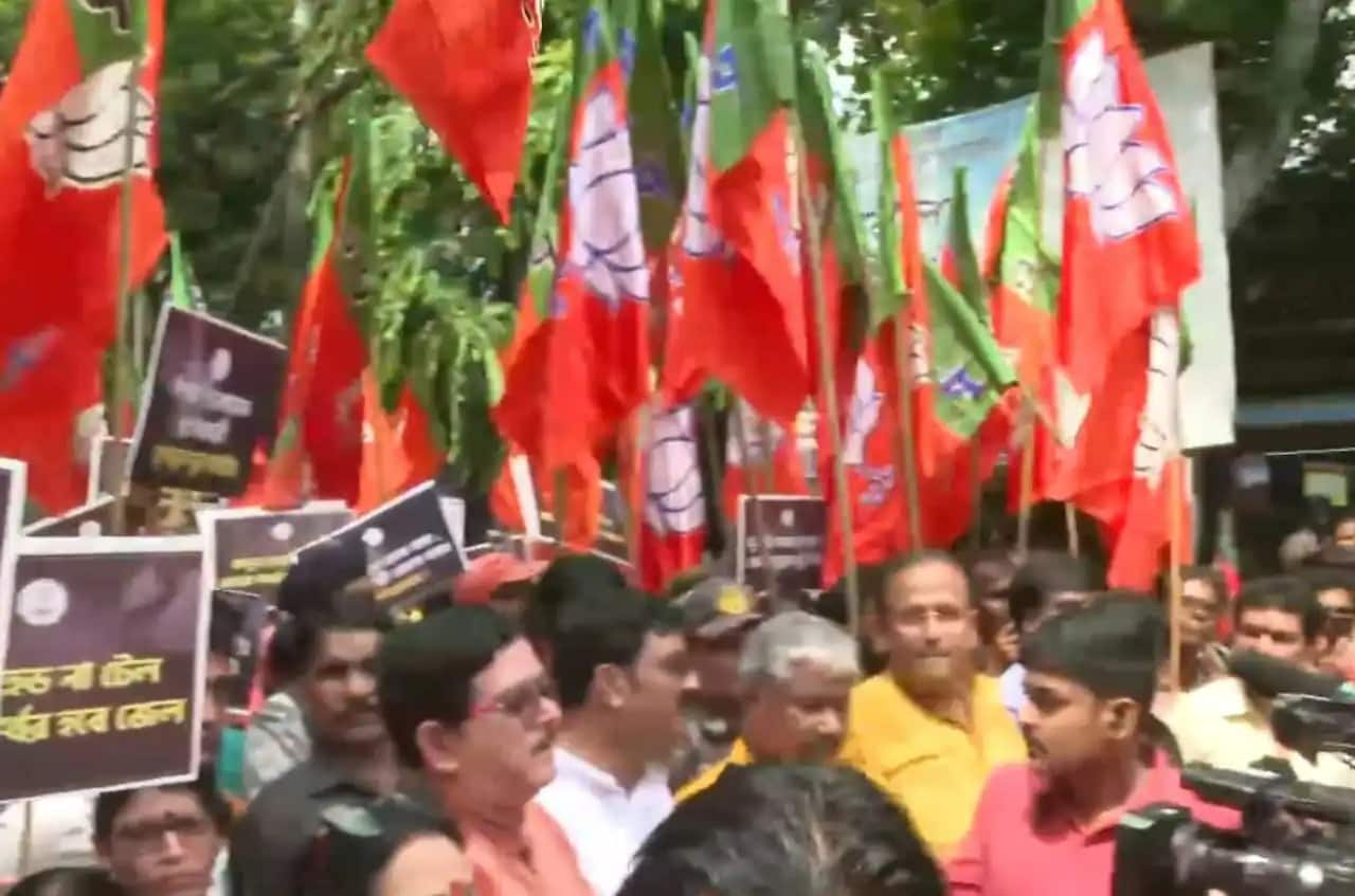 Bengal SSC Scam: BJP's protest in Bengal | Zee News