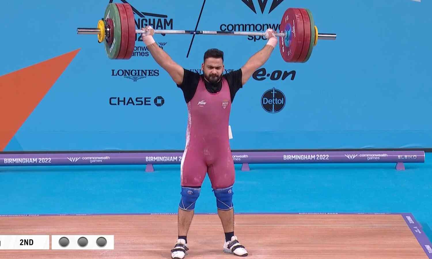 Indian weightlifter Vikas Thakur won a silver medal in the Commonwealth ...