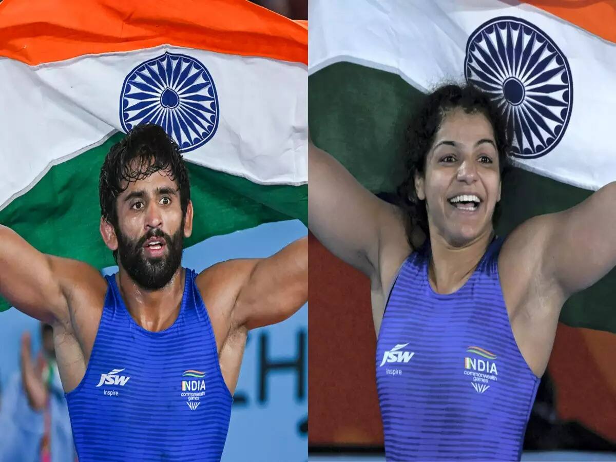India became Champion of wrestling in Commonwealth Games | Zee News