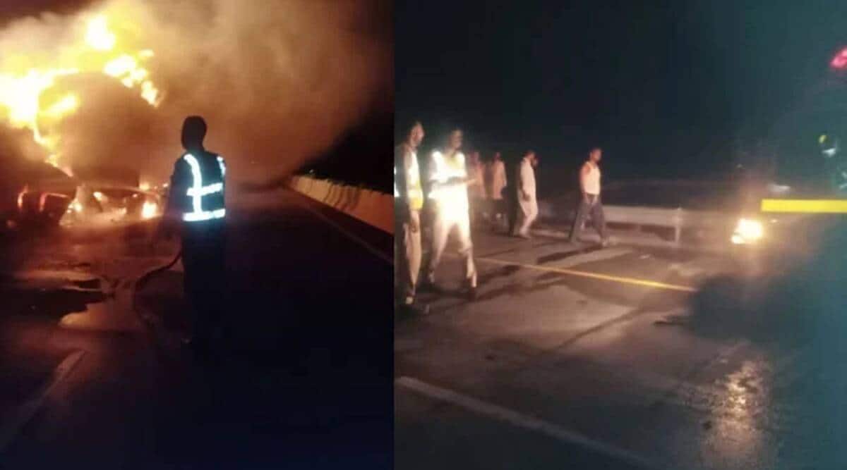 Pakistan Accident: 20 people burnt alive in bus-tanker accident in ...