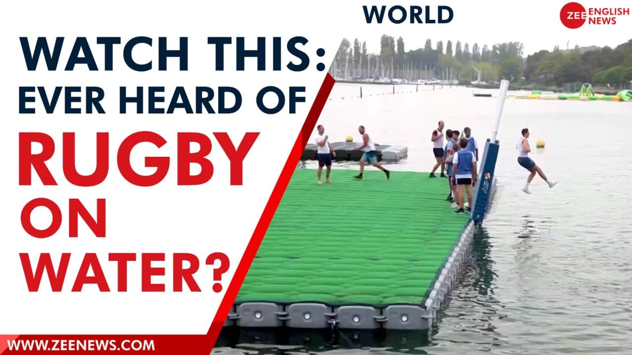 Here's how you can play rugby on water... | Zee News