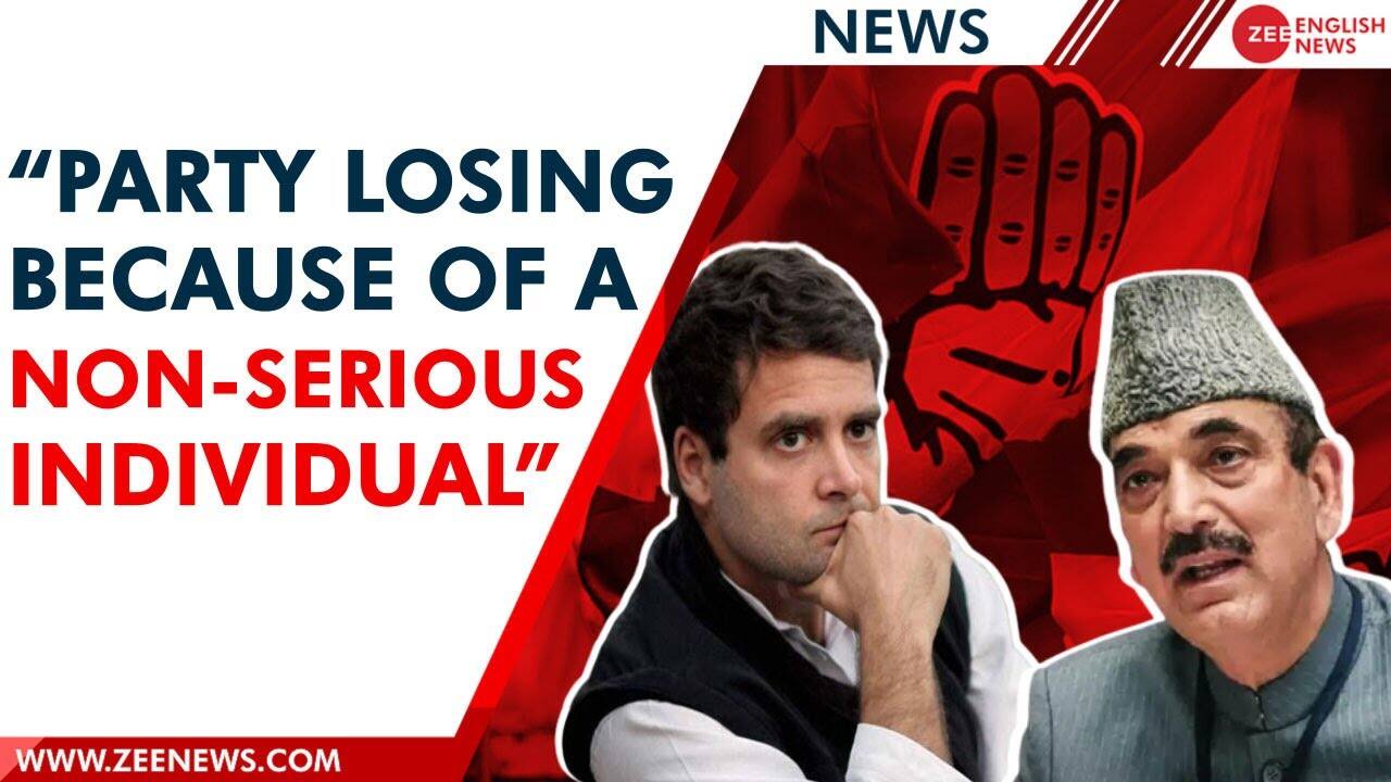 Ghulam Nabi Azad writes a 5-page resignation letter, mentions Rahul ... Ghulam Nabi Azad writes a 5-page resignation letter, mentions Rahul ...
