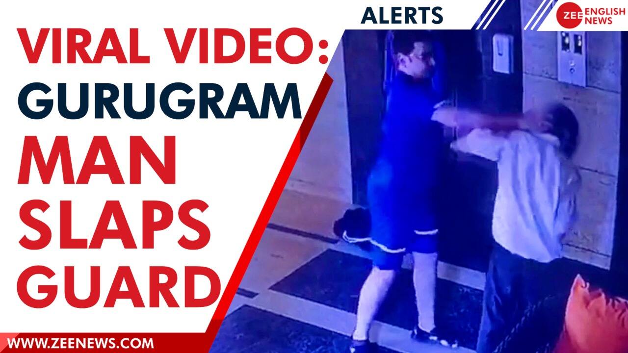 Gurugram Man Slaps Guard After Being Stuck in Lift Sparks Outrage | Zee ...