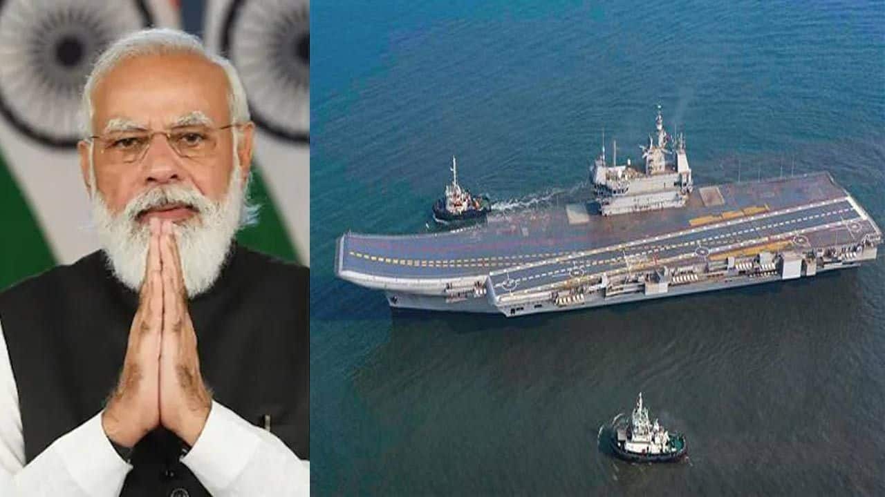 INS Vikrant: PM Modi to commission INS Vikrant today | Zee News