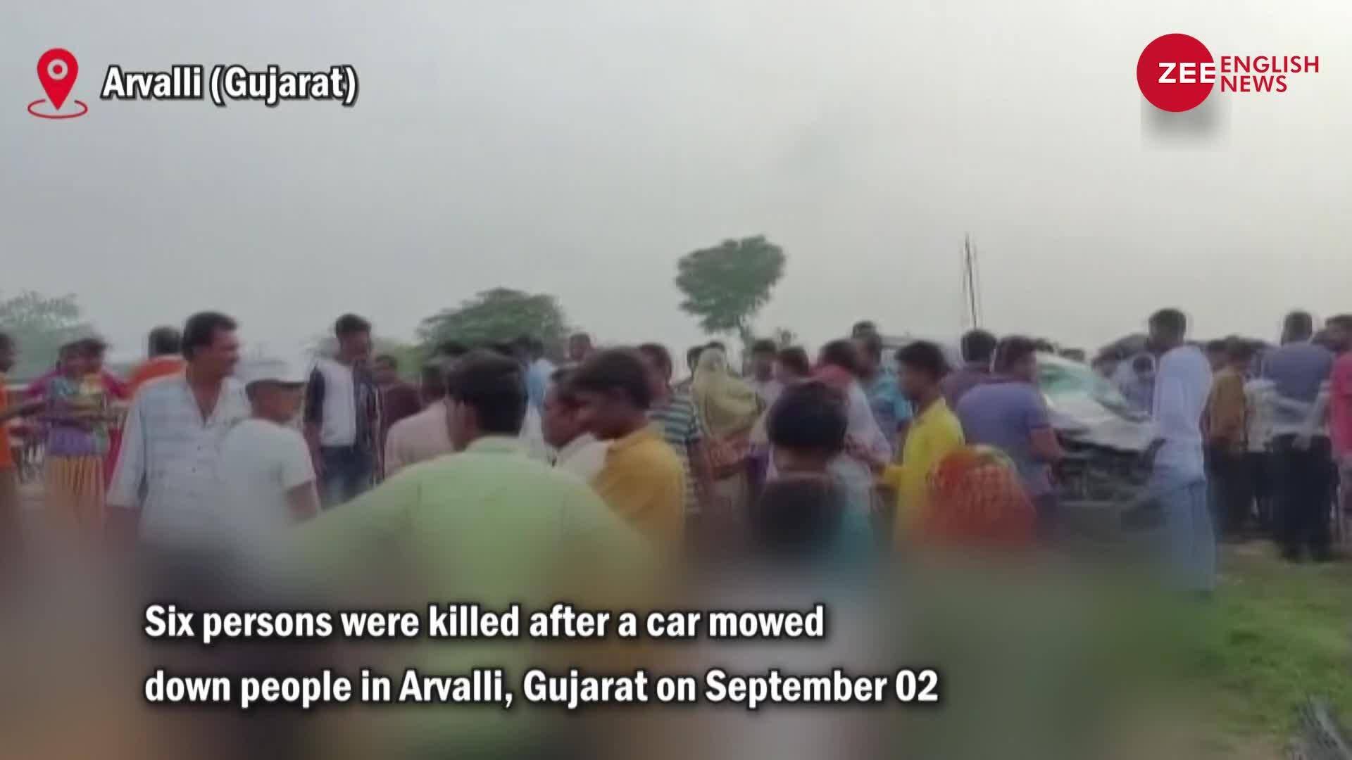 Car driver mows down people in Arvalli district of Gujarat, 6 dead ...
