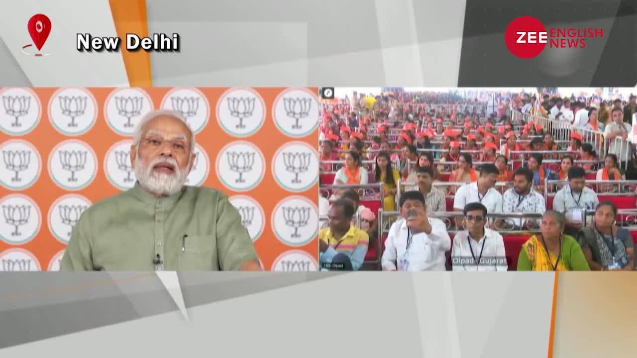 97 pc of Gujarat's rural households receiving tap water: PM Modi | Zee News