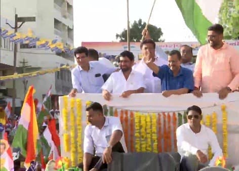 Arvind Kejriwal takes out roadshow in Haryana as part of 'Make India ...