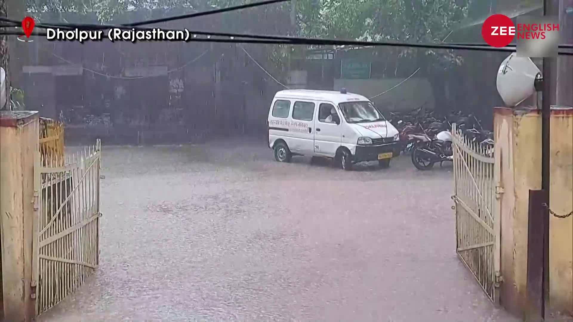Rajasthan Dholpur Reels Under Severe Waterlogging After Heavy Rainfall