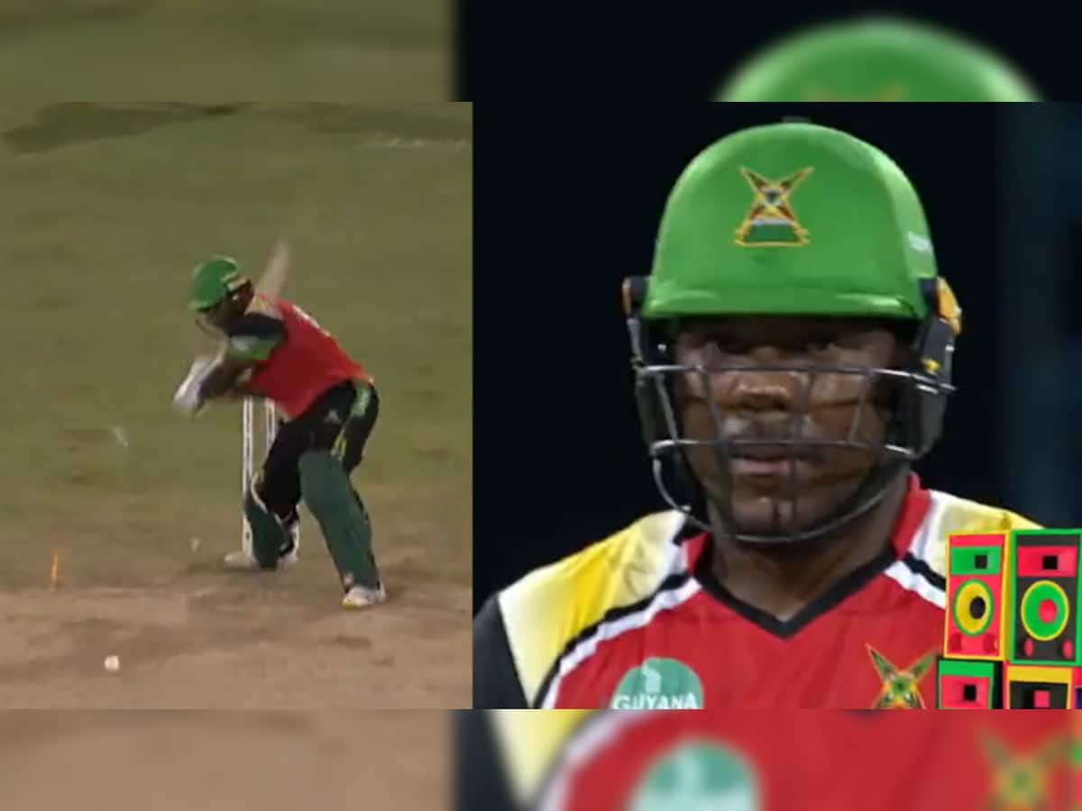 Going, going, gone! West Indies' Odean Smith smashes 5 sixes in a ...