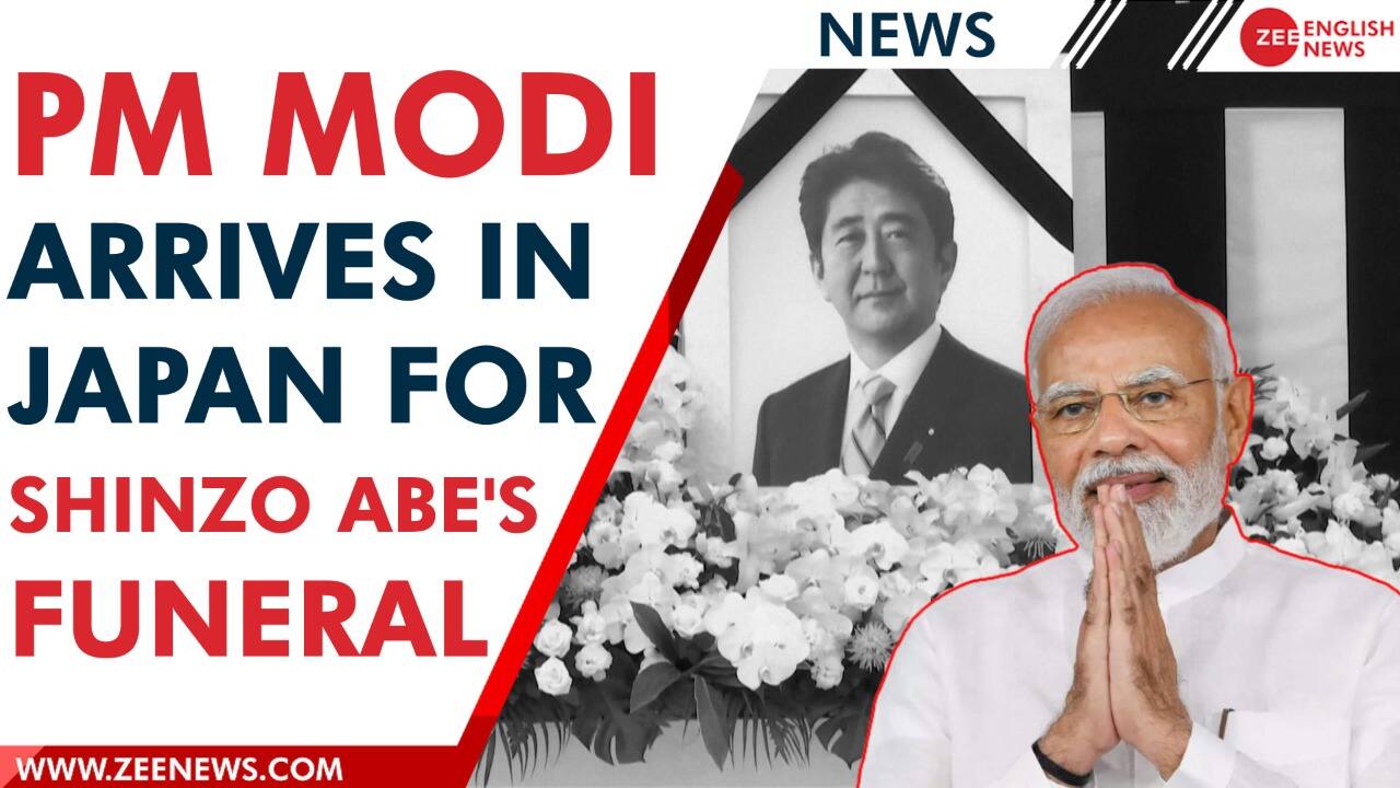 Shinzo Abe’s funeral Live Updates: PM Modi arrives in Japan, meets ...