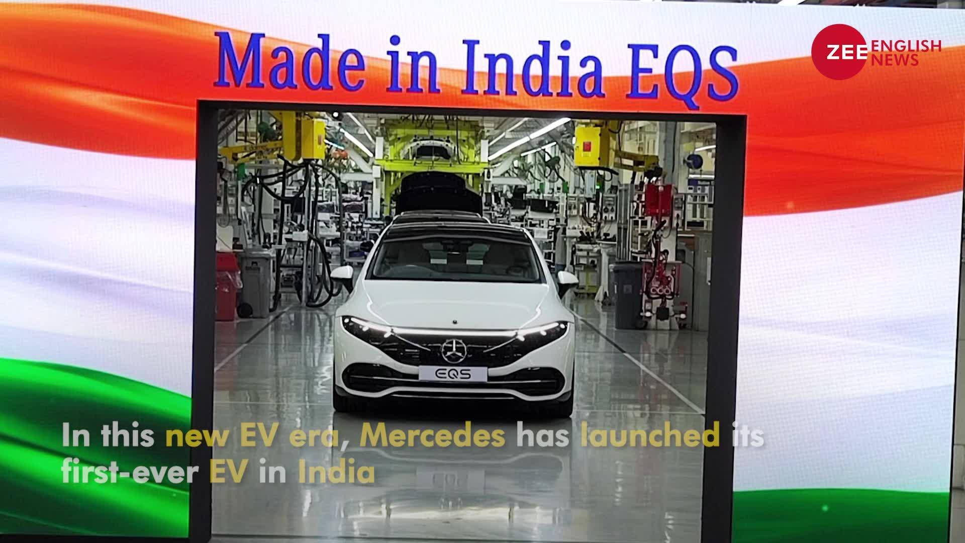 Mercedes-Benz EQS 580 4MATIC Launched In India; Prices Start At Rs. 1.55 Crore | Zee News