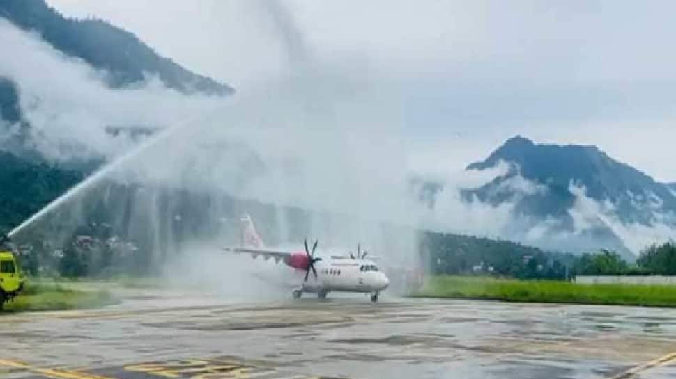 Alliance Air's Dornier D-28 aircraft lands successfully at Ziro ALG in ...