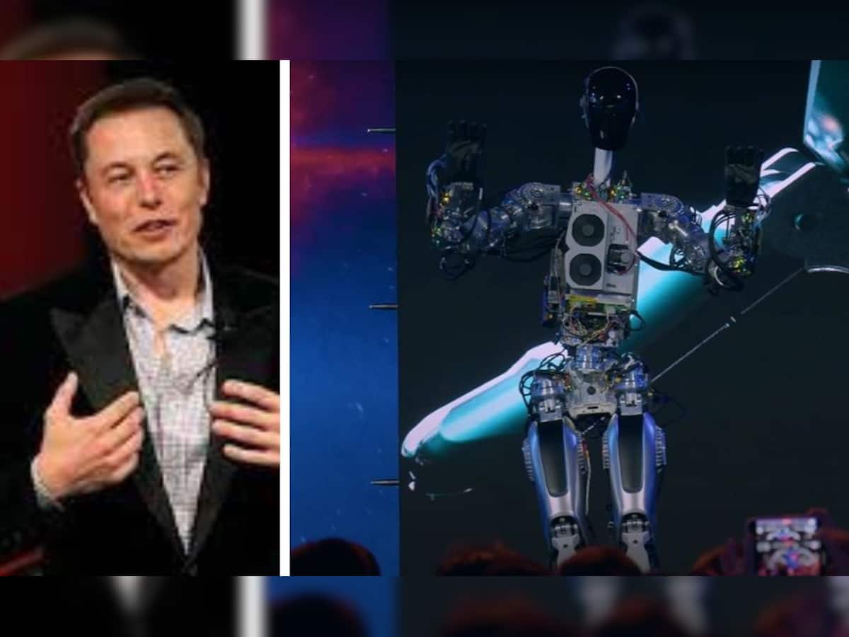 Tech Billionaire Elon Musk unveils Optimus; Tesla humanoid robot walked ...