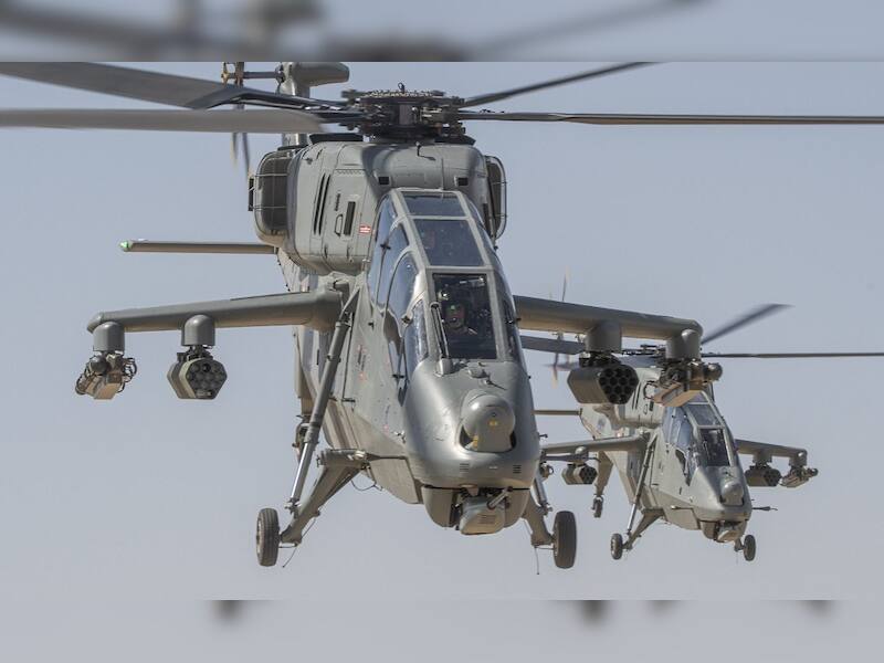 Indian Air Force inducts 'Made-in-India' Light Combat Helicopter LCH for high-altitude warfare ...