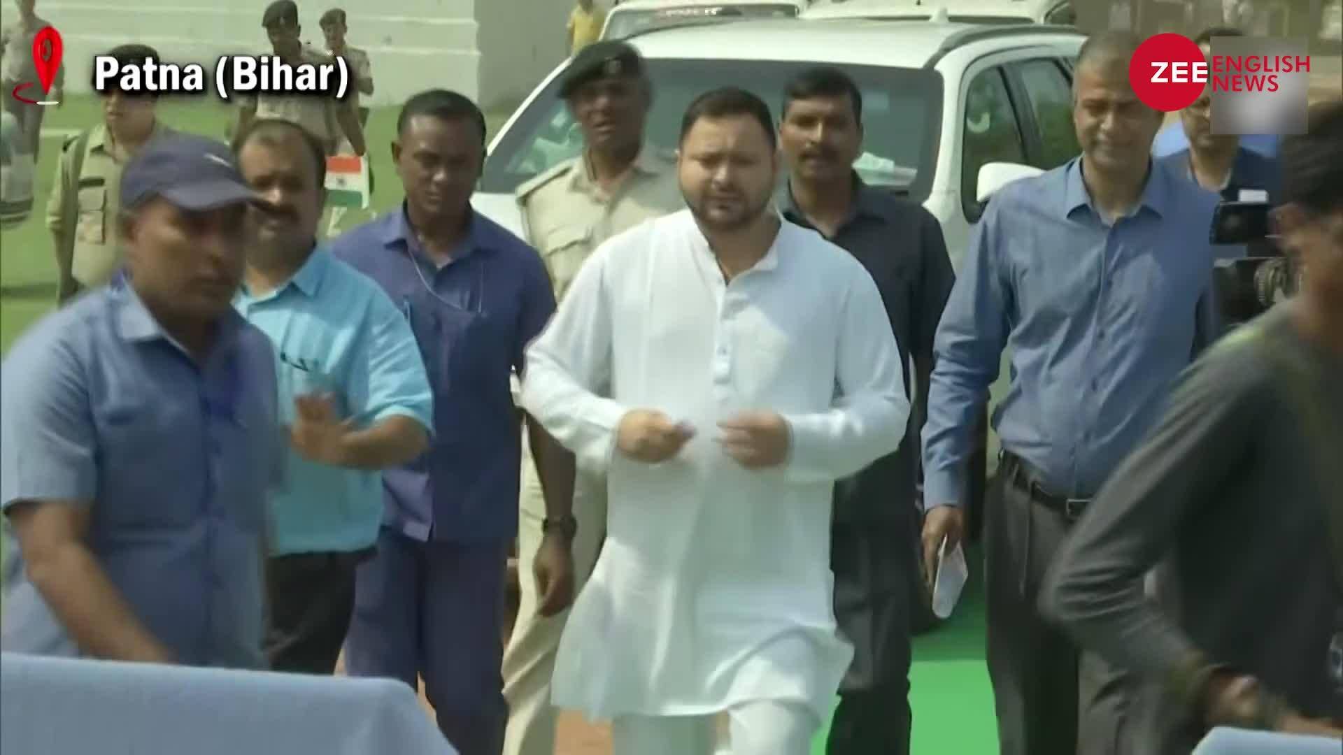 Bihar Tejashwi Yadav Flags Off Fogging Machines In Patna Zee News