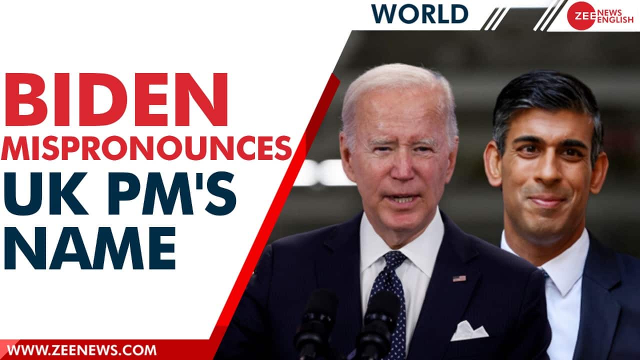'Rashi Sanook' Joe Biden makes embarrassing jibe over UK PM's name ...