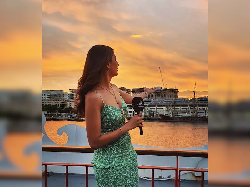 Meet Nashpreet Singh: Gorgeous anchor who sparkled at India vs ...
