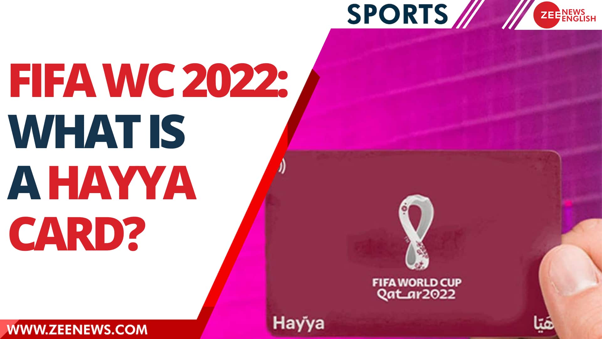 What is a Hayya card and why is it needed in FIFA WC 2022? | Zee News