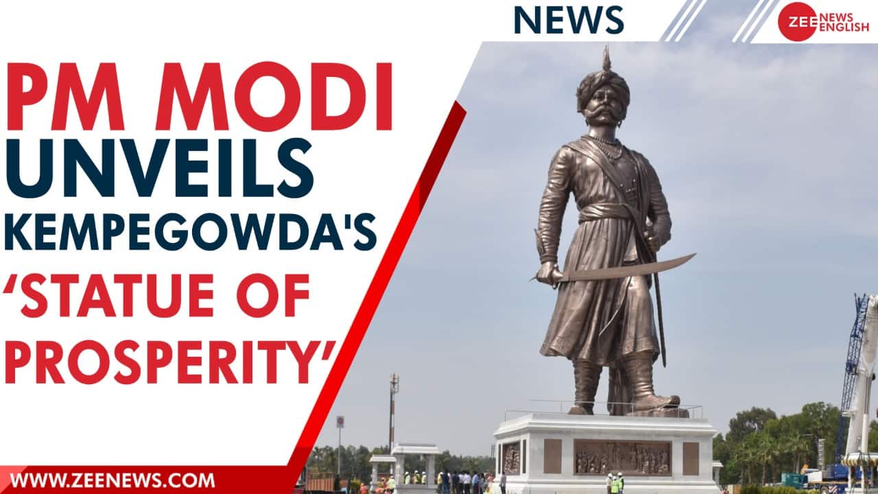 PM Modi unveils Kempegowda statue in Bengaluru, what’s the importance ...