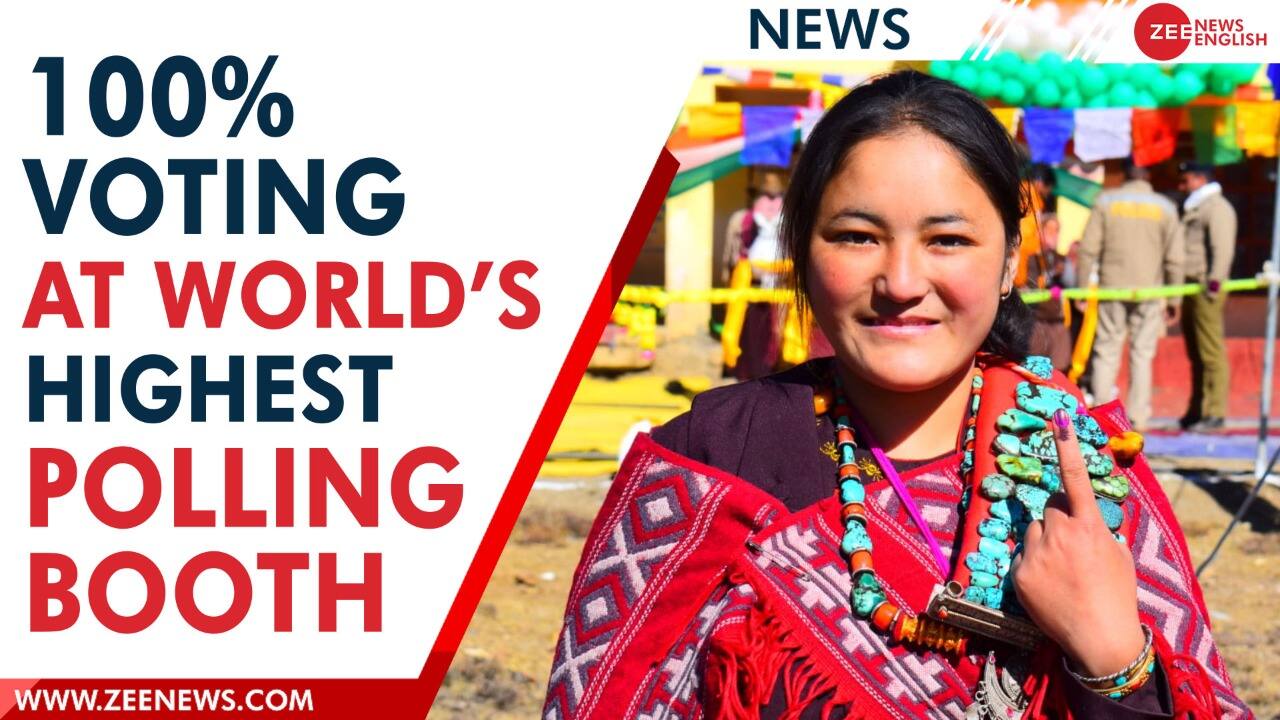 World's highest polling station in Himachal Pradesh recorded a historic ...
