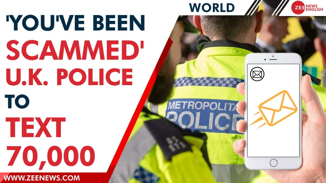 70,000 people to get texts from U.K. Police, to tell them they've ...