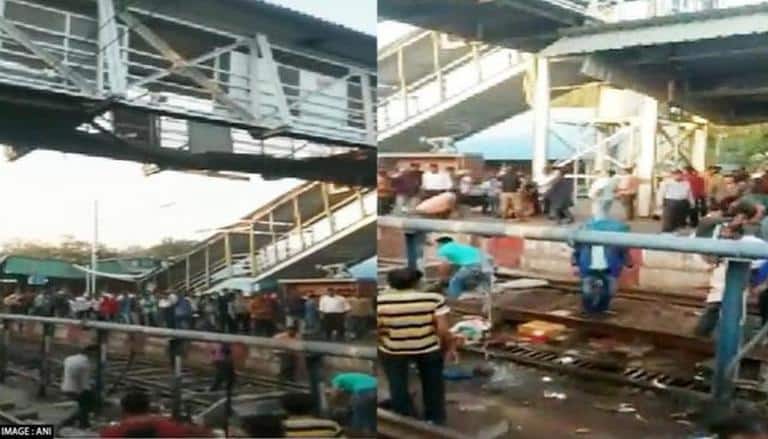 Maharashtra: Foot over bridge at Balharshah railway station collapses ...