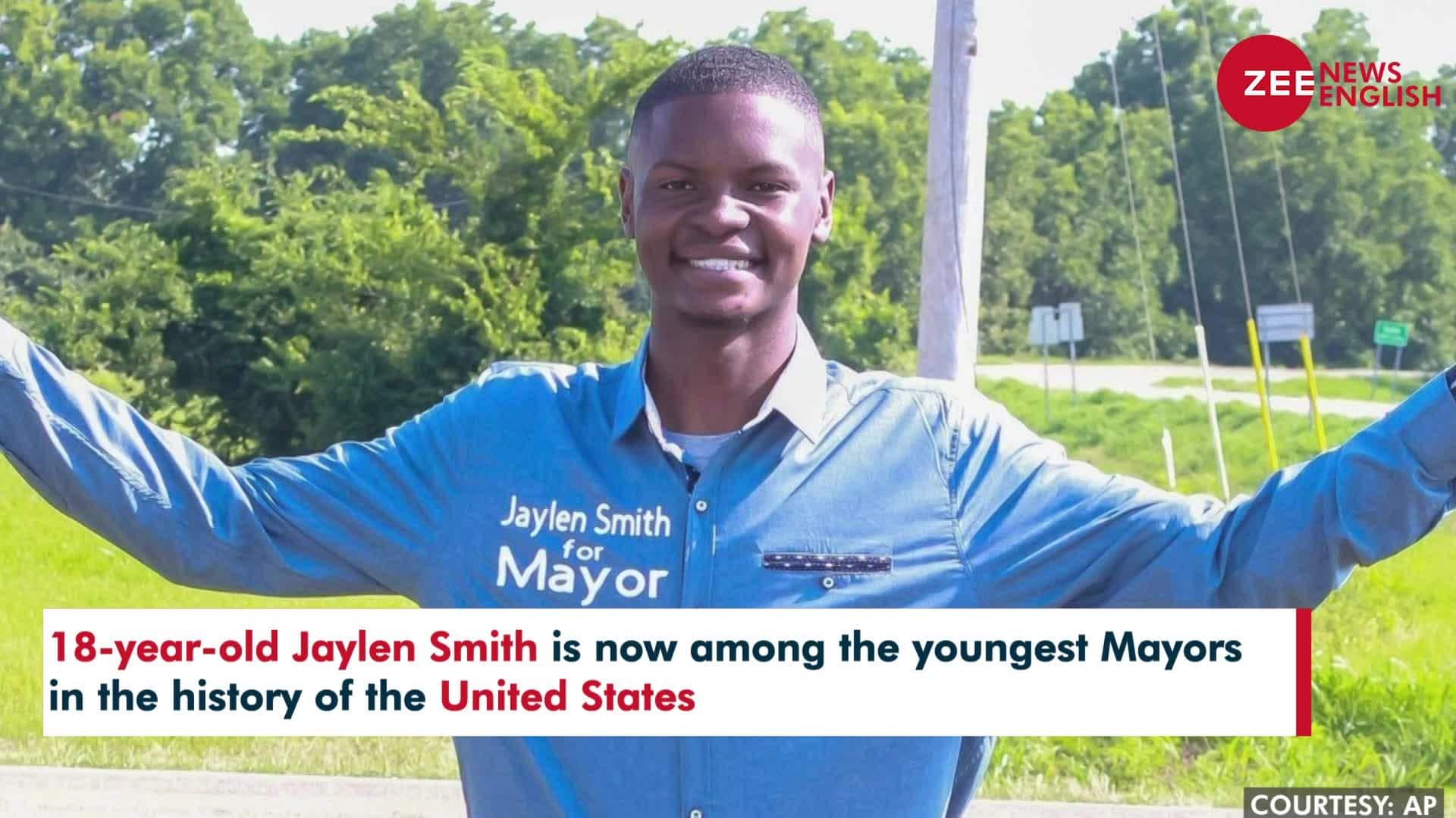Meet U.S. city’s new Mayor Jaylen Smith who is just 18 years old | Zee News