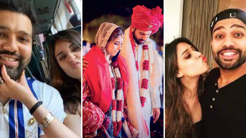 Rohit Sharma's marriage anniversary: Check UNSEEN romantic PICS of Team ...