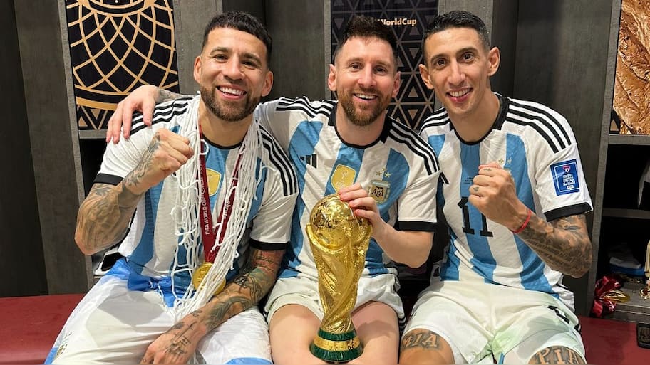 WATCH: Lionel Messi and Argentina teammates DANCE on dressing room ...