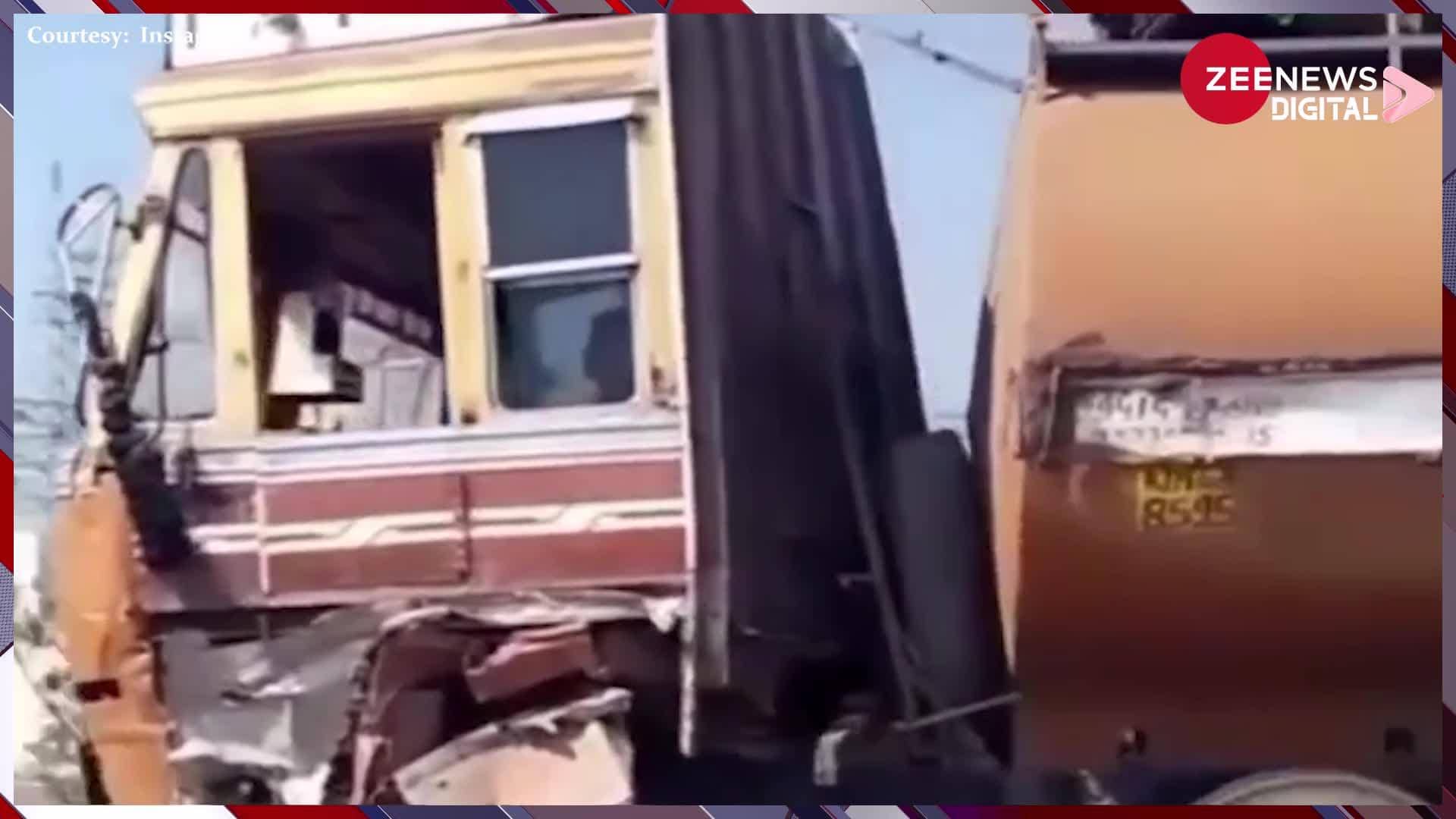 heavy driver driving truck without wheels everybody got shocked seeing ...