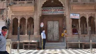 Protests in UP's Vrindavan over proposed Banke Bihari Temple Corridor ...