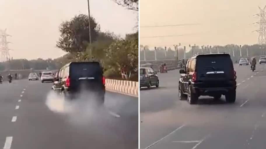 Mahindra Scorpio Reckless Driving Caught on Camera, Noida Police Issues ...