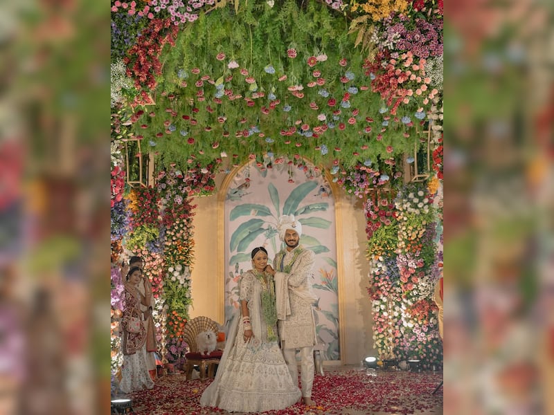 Newly-Married Axar Patel Shares First Set of Pics from Wedding with ...