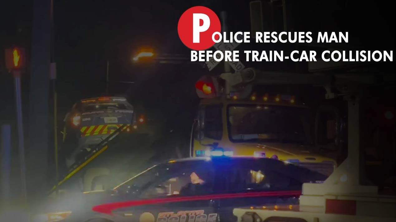Man Stole Police Patrol Car And Crashed It On The Train Tracks See
