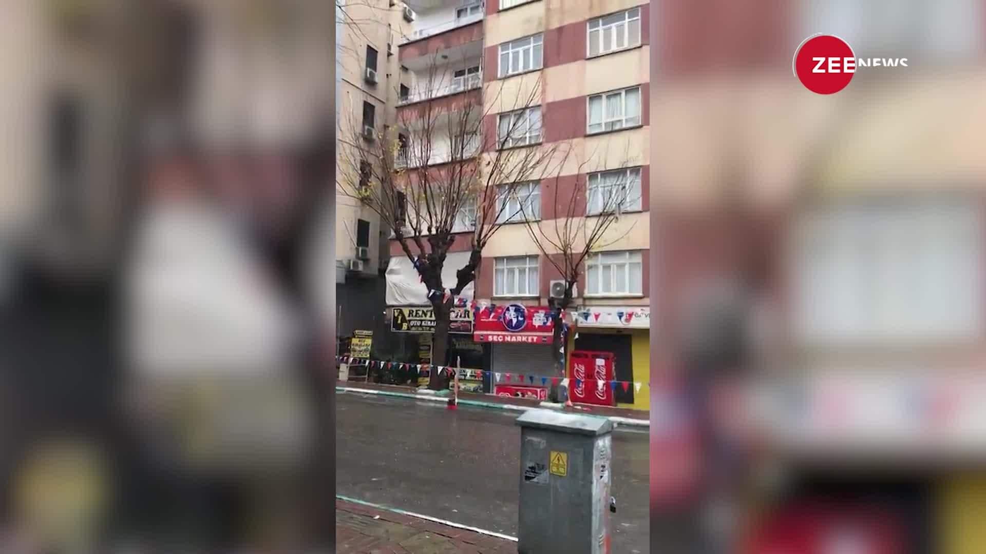 Watch Shocking Video Of Building Collapsing Like House Of Cards After