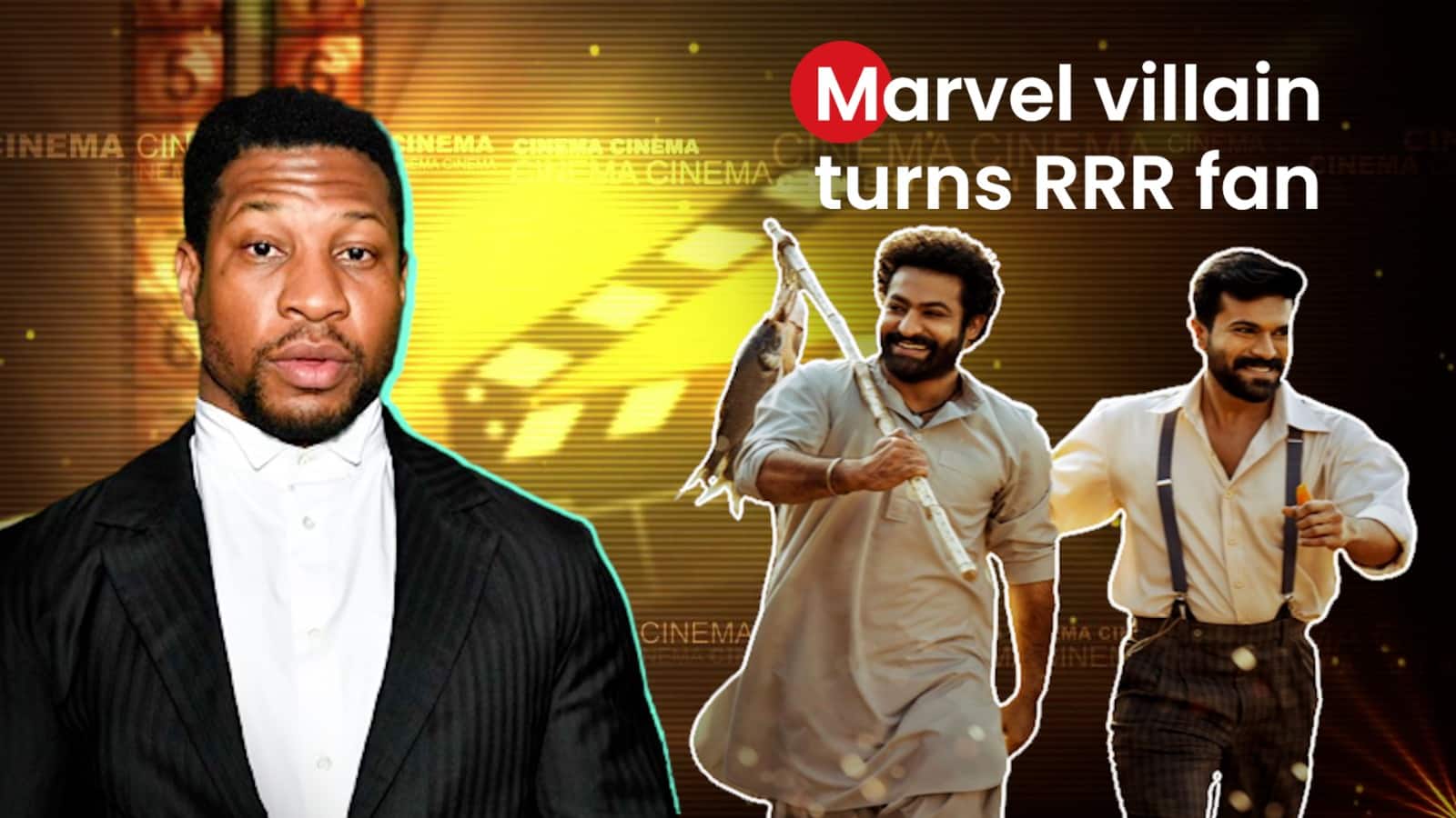 Marvel Villain Jonathan Majors blown by RRR, says watched it multiple times | Zee News
