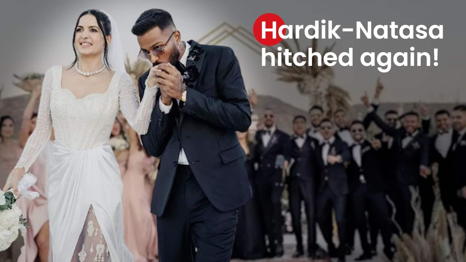 Hardik Pandya & Natasa Stankovic redo their dreamy wedding vows in ...