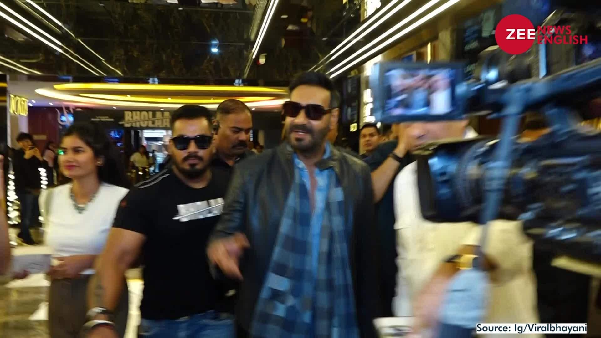 Ajay Devgn and Tabbu arrive for Bhola trailer launch | Zee News