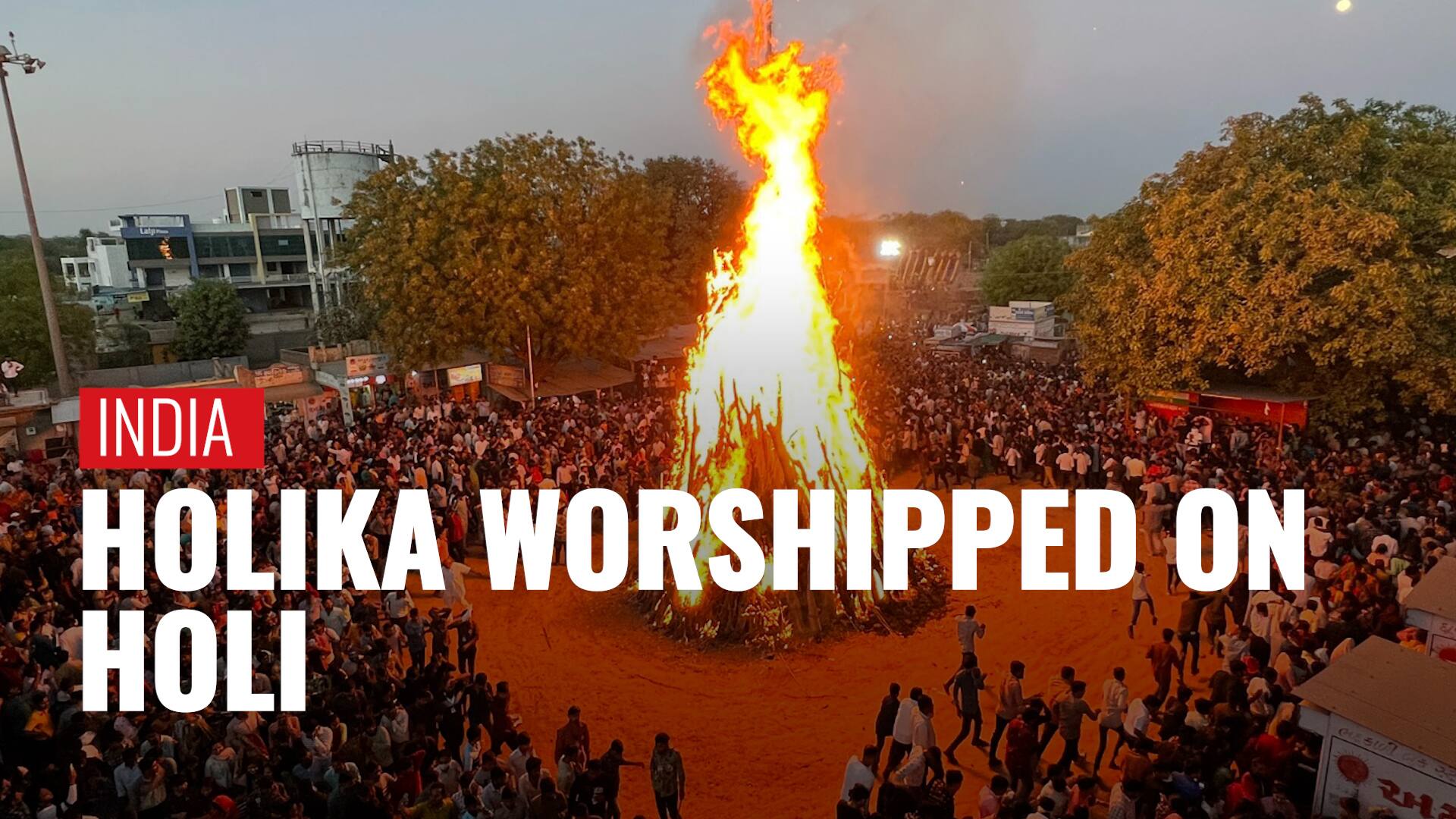 Holi 2023: 'Lighting Bonfire' Devotees around India perform Holika Puja ...