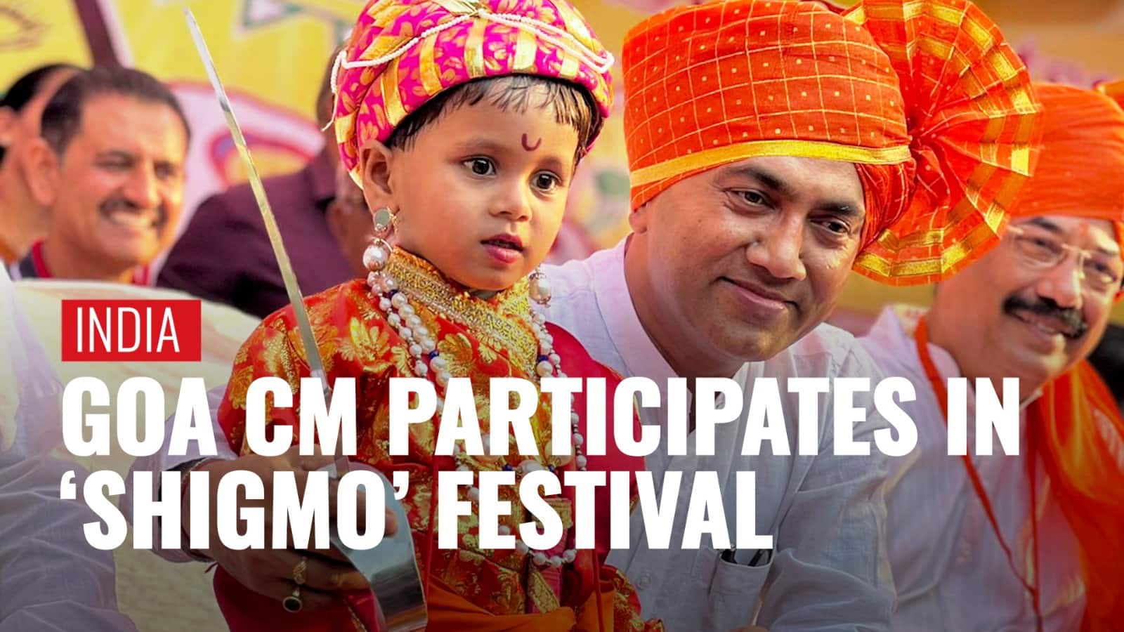 Goa CM Pramod Sawant participated in the ‘Shigmo’ festival in Panaji ...