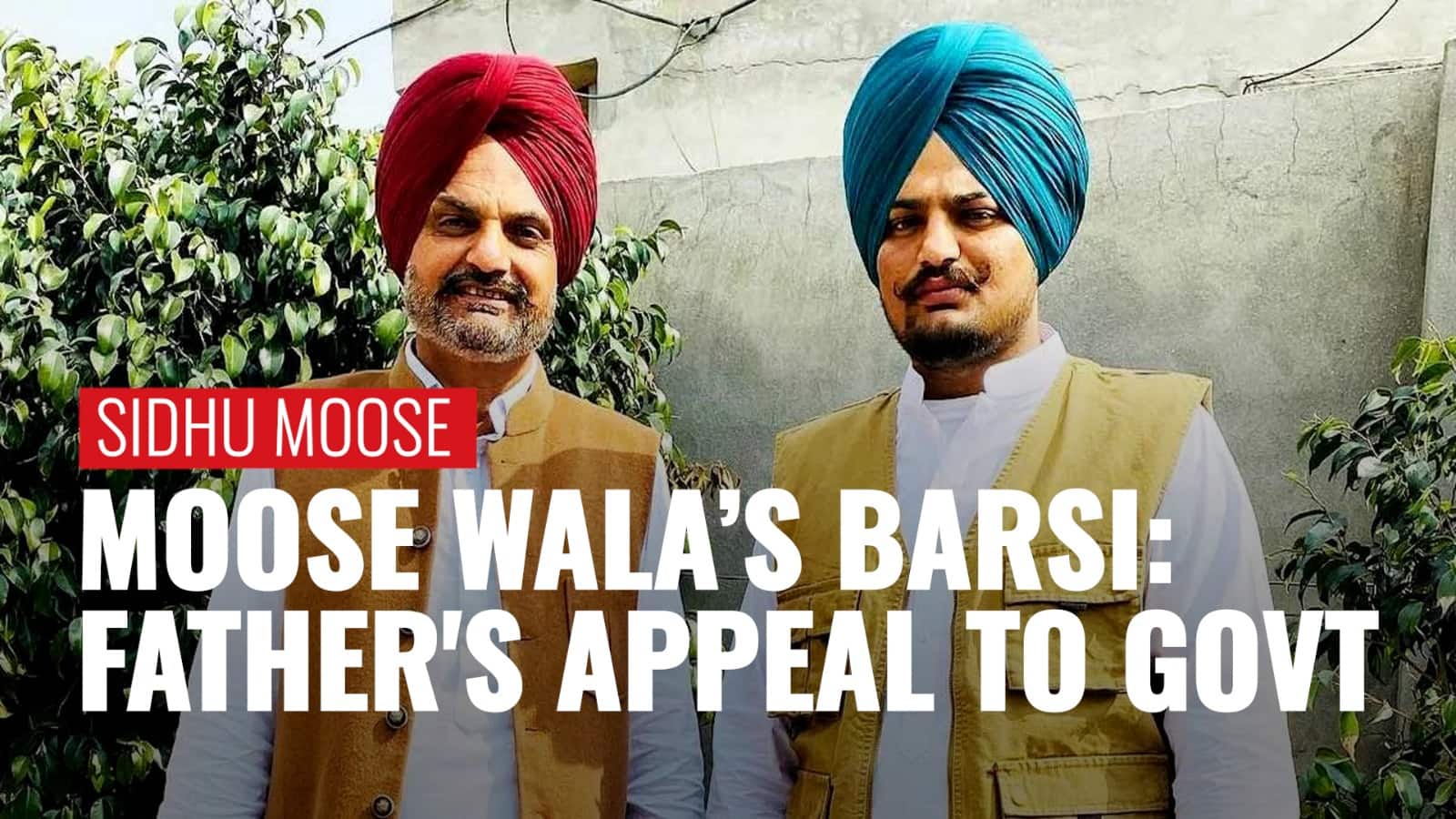 Moose Wala’s Barsi: Singer’s father appeals Punjab govt to allow fans to attend ceremony | Zee News