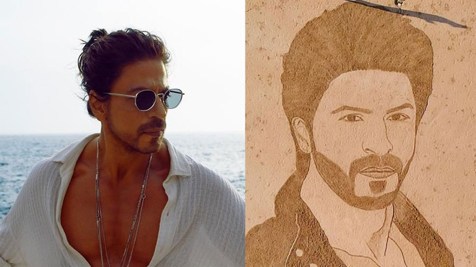Pakistani Sand artists Draw Stunning Portrait Of Shah Rukh Khan At ...