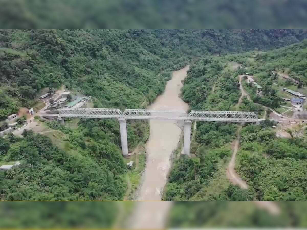 Worlds Tallest Pier Railway Bridge On Jiribam-Imphal Project In Manipur ...